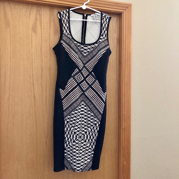 Bar III | Dresses | Sexy Geometric Bodycon Dress | Poshmark